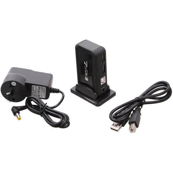 mbeat 7 Port Powered USB Hub - Mini Tower Design: Expand your ...